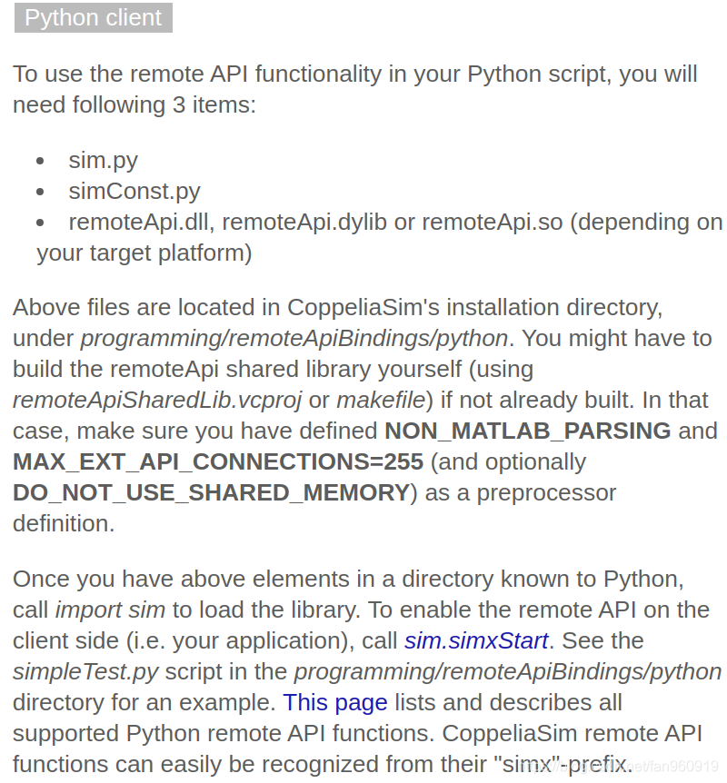 ubuntu16.04启动vrep V4.1.0、使用python API需要的文件_v-rep python 放什么文件进去-CSDN博客