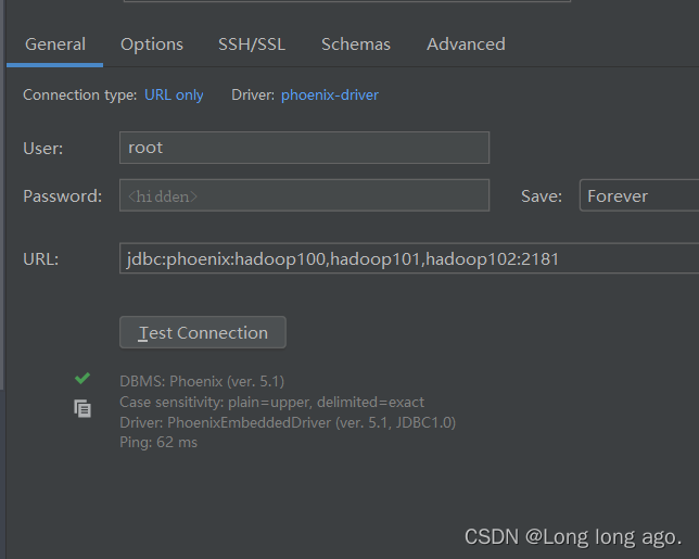 HBase入门 Phoenix使用第三方客户端DataGrip连接 连接包含hbase-site.xml配置（九）_datagrip连接hbase-CSDN博客