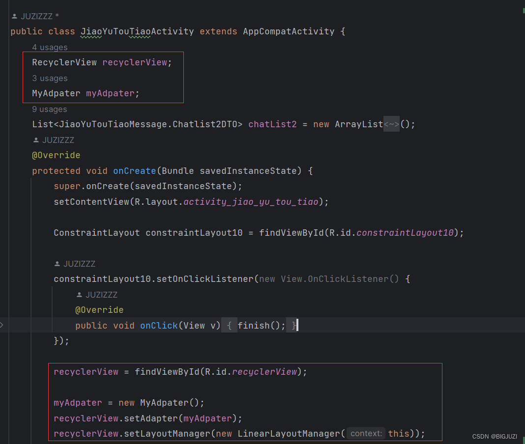 关于recycle view中对于onBindViewHolder方法中的position的相关实例（仅供参考）-CSDN博客