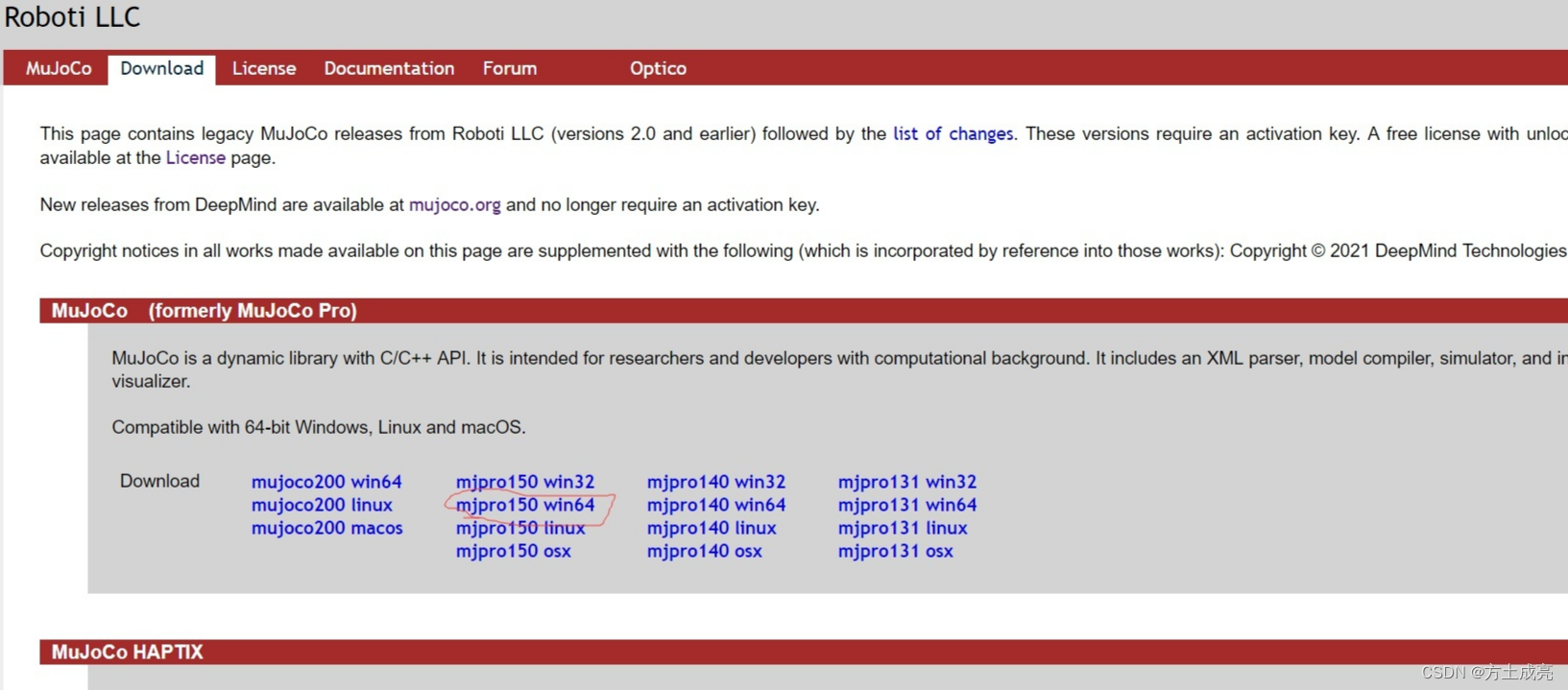 Windows10安装开源Mujoco_mujoco下载-CSDN博客