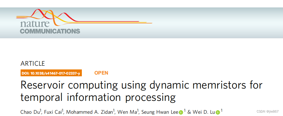 [储备池计算MATLAB] 手写数字识别(MNIST)_reservoir computing using dynamic memristors for t-CSDN博客