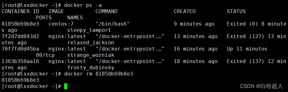 【docker】docker的基础命令_ydqit-CSDN博客