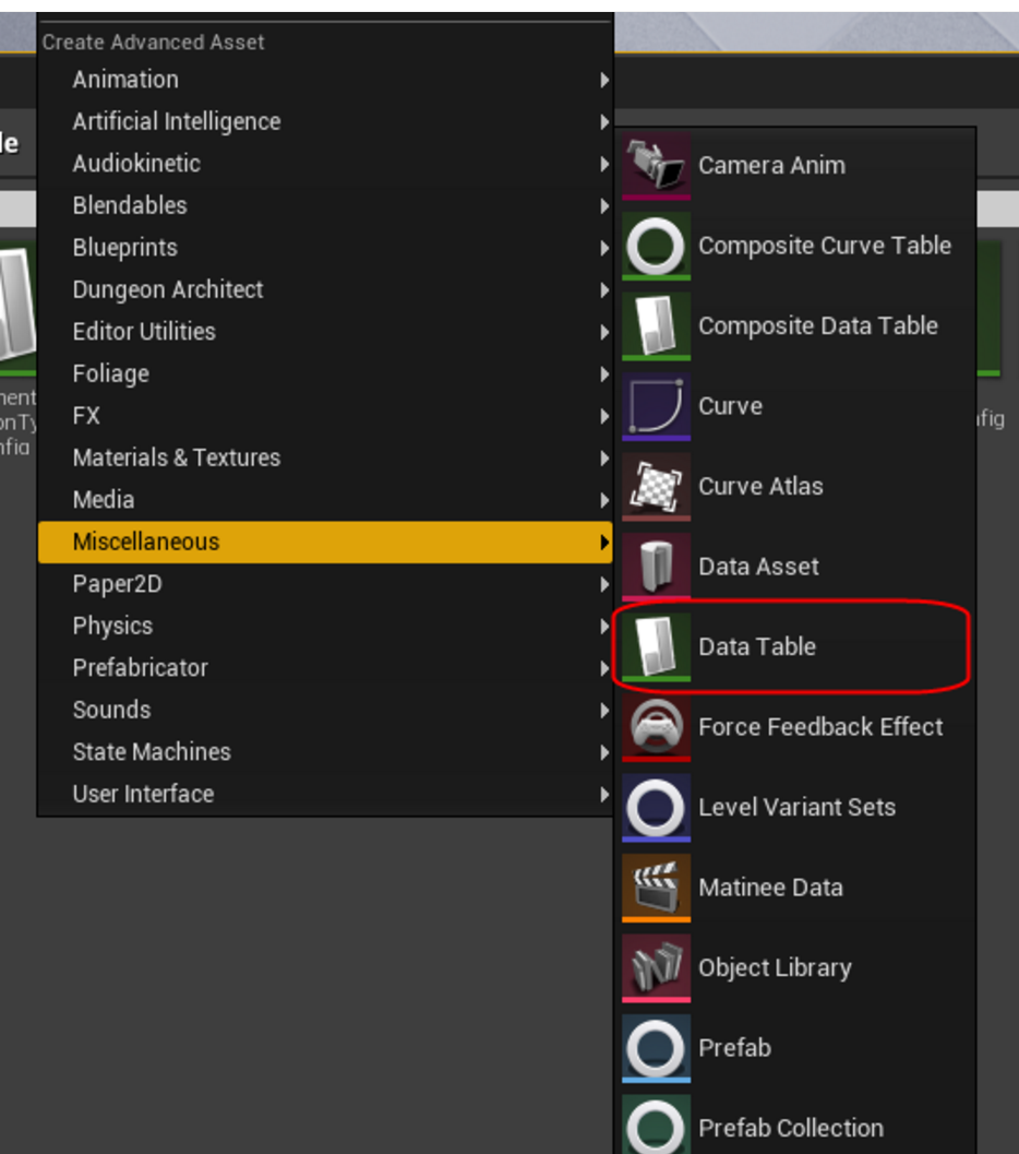 UE4 DataTable_ue4生成datatable-CSDN博客