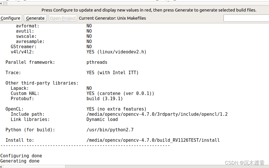 Opencv(C++)学习 之RV1126平台的OPENCV交叉编译_cmake rv1126-CSDN博客