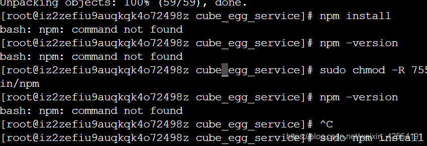 bash: npm: command not found-CSDN博客