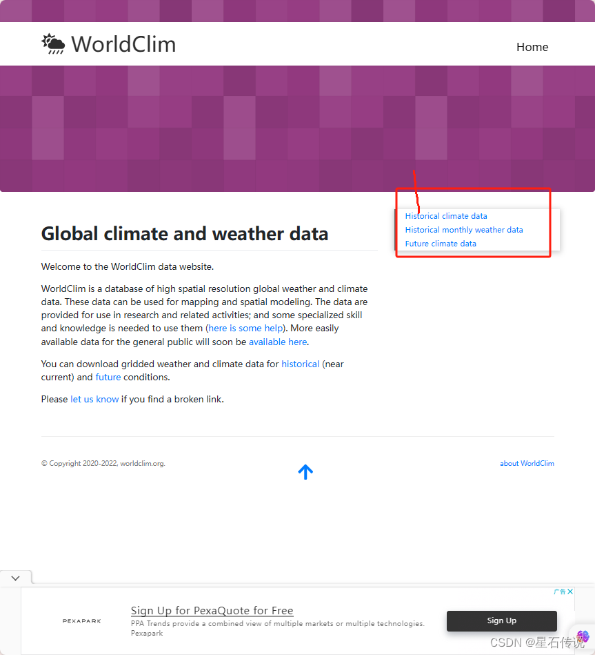 实验篇——根据群体经纬度提取环境数据（先导）_worldclim srad-CSDN博客