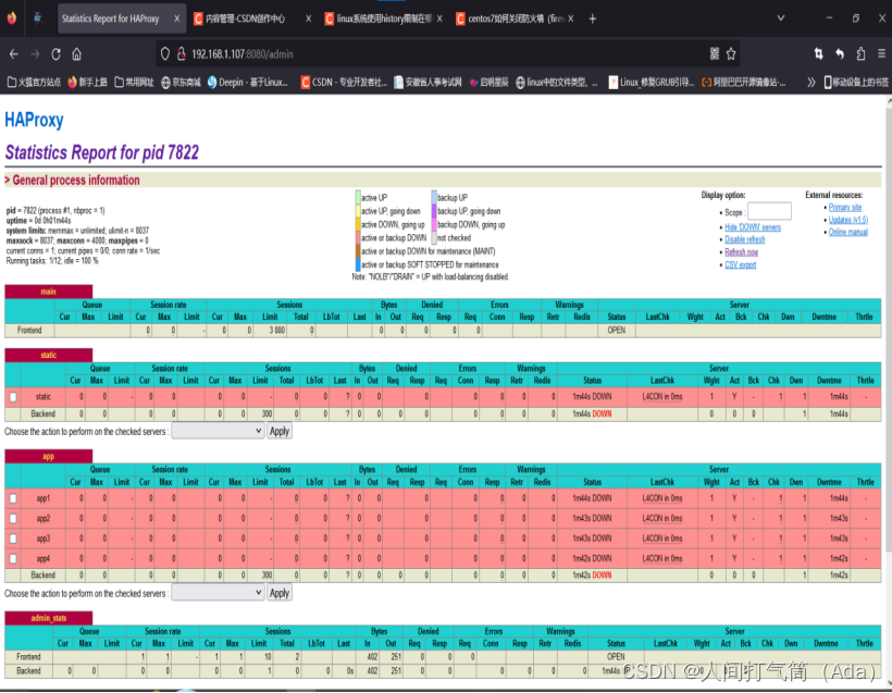 centos7系统：HAProxy软件部署_centos 安装haproxy-CSDN博客