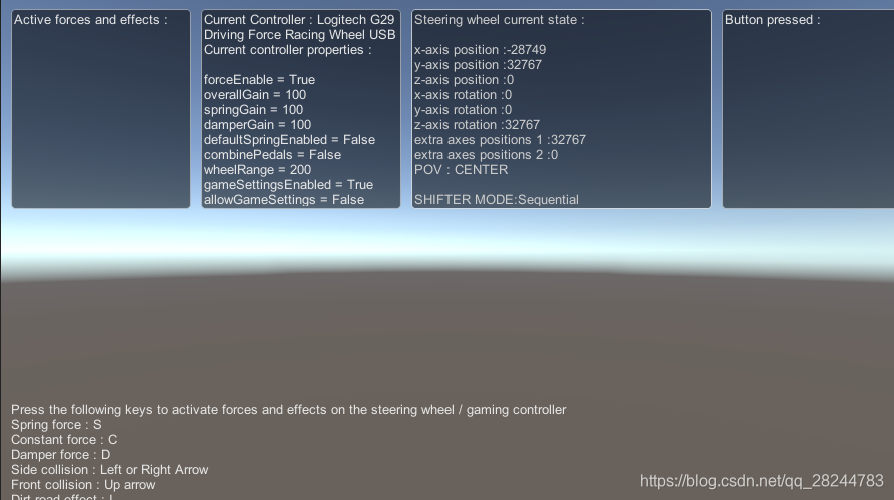 Unity开发 罗技方向盘 G29 白话版_罗技joystick 开发-CSDN博客