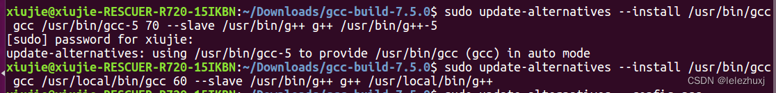 Ubuntu16.04下安装多版本gcc和g++教程_ubuntu安装gcc7.5.0-CSDN博客