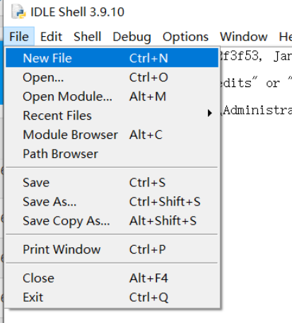 20230716_161709 python自带编辑器 IDLE的基本使用_idle怎么使用文件编辑器-CSDN博客