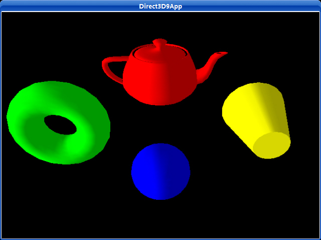 使用方向光源与D3DX对象示例-CSDN博客