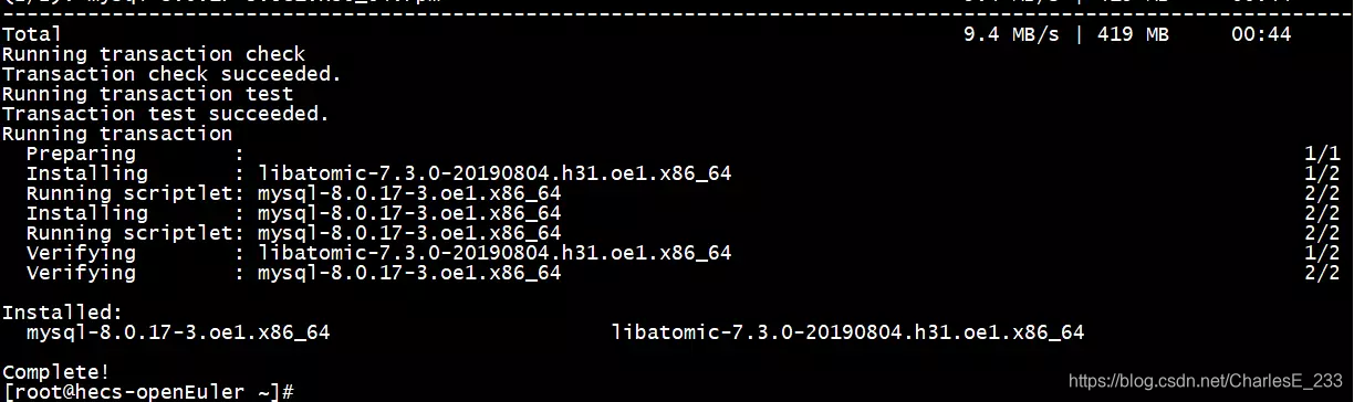 在openeuler系统的ecs上，部署mysql 80xopeneuler 命令安装最新mysql Csdn博客 