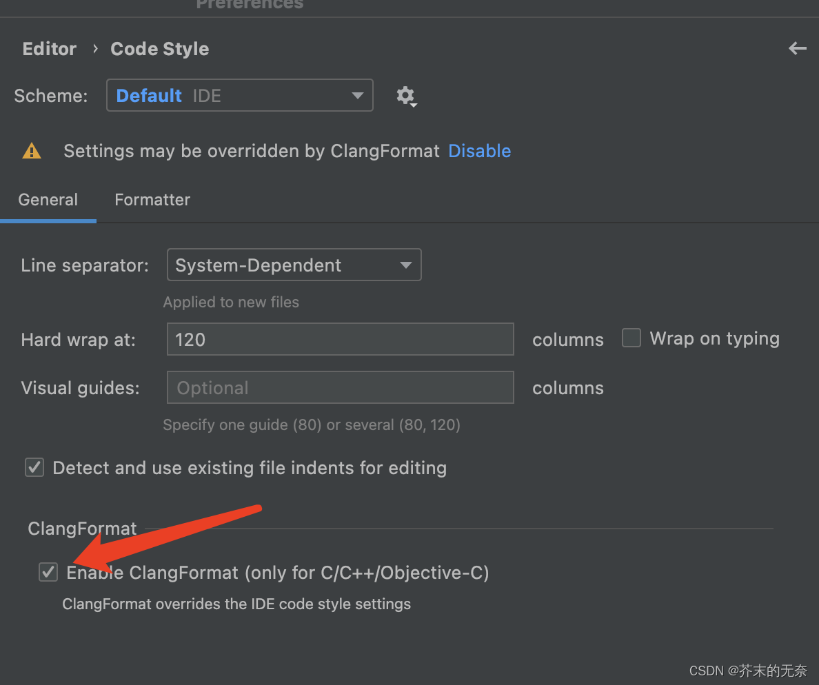 Clion 中使用 Clang Format Clion Clang Format Csdn博客