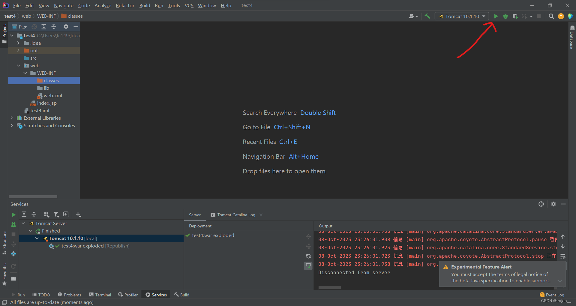 IDEA2021创建Web项目配置Tomcat_新版idea如何创建web项目-CSDN博客