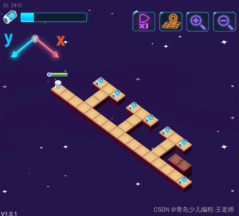 ICode国际青少年编程竞赛- Python-1级训练场-识别循环规律1_icode答案全版2025python-CSDN博客