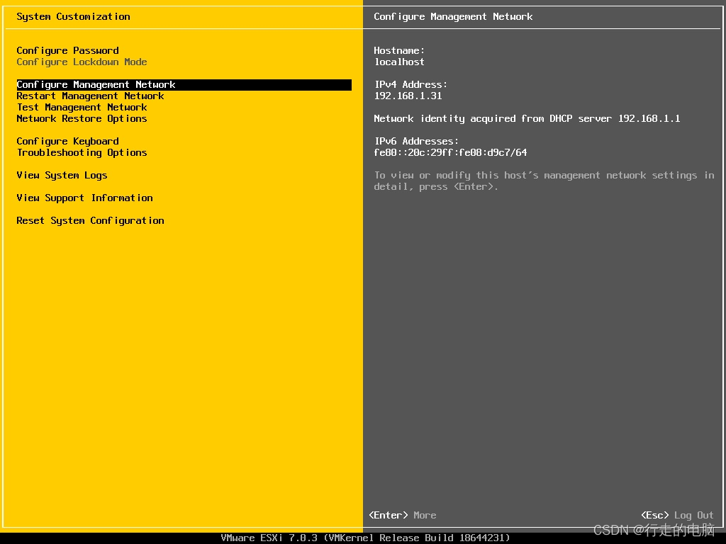 如何配置 ESXi 主机管理网络？_网络_行走的电脑-魔乐社区