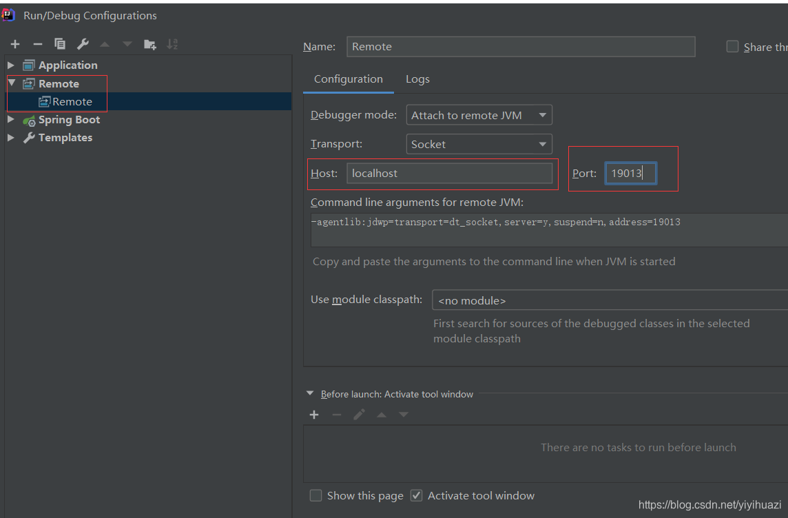 IDEA 2019 远程Debug SpringBoot项目_idea2019的server address-CSDN博客