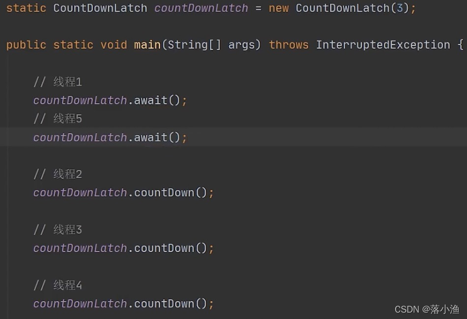 Java CountDownLatch和Semaphore_java semaphore countdownlatch-CSDN博客