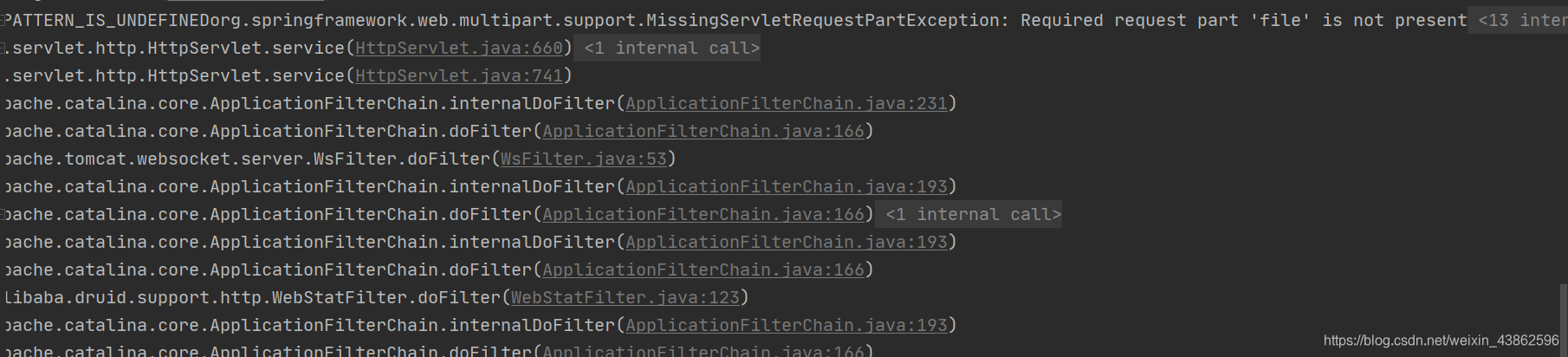 MissingServletRequestPartException: Required request part ‘file‘ is not present问题_org ...