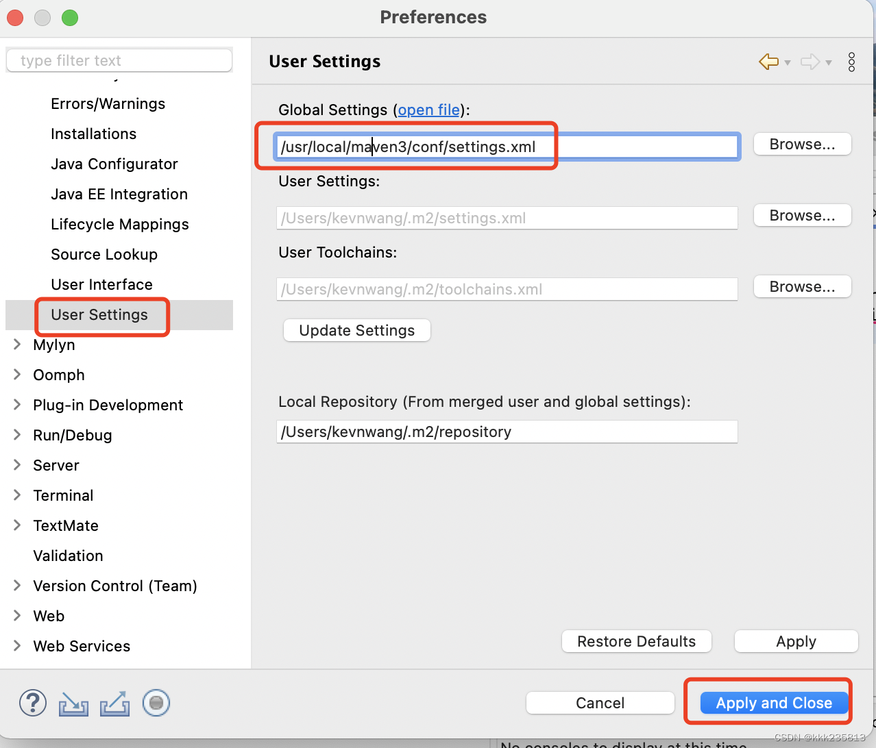 在macbook配置maven和集成到eclipse 和 idea_mac eclipse maven-CSDN博客