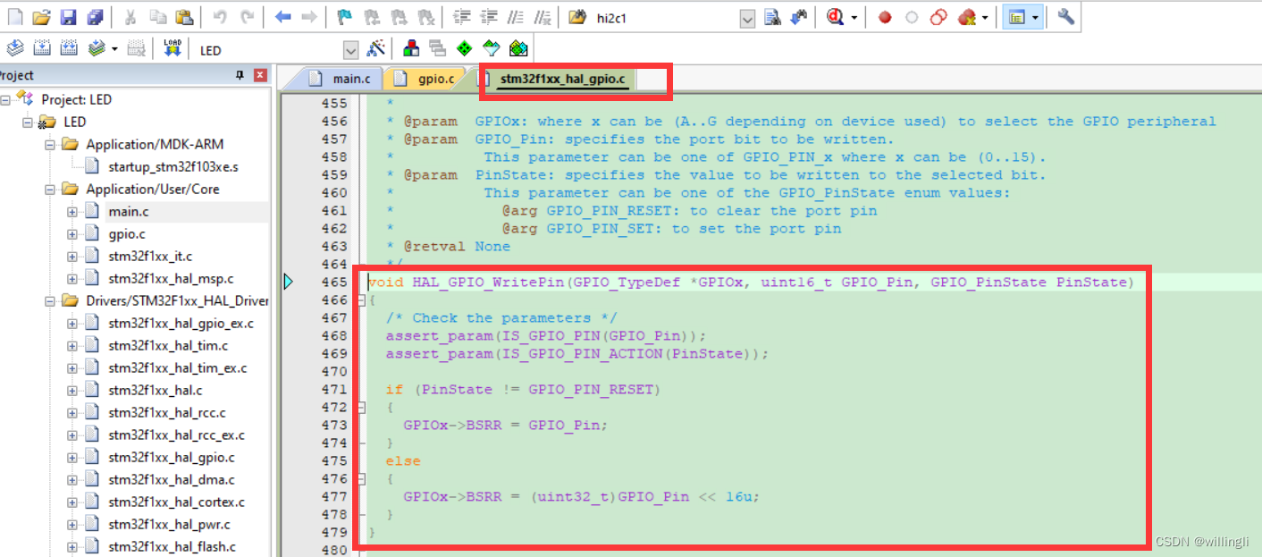 STM32HAL库学习Cubemx（1）点亮LED灯_stm32cubemx如何设置led灯-CSDN博客