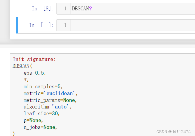 机器学习6 DBSCAN 定义，代码，噪声点个数，调参_dbscan调参-CSDN博客