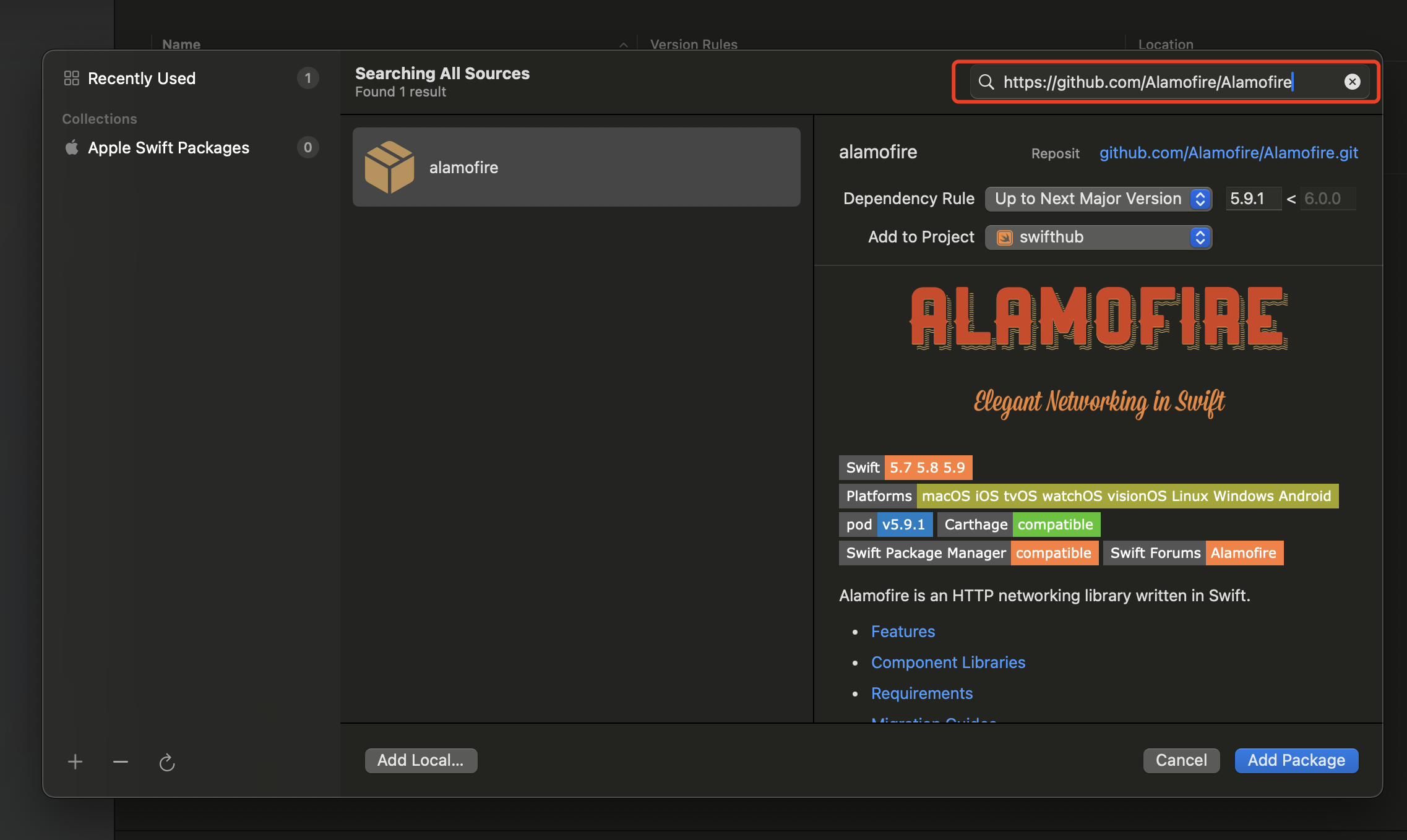 Xcode给项目安装依赖包或者第三方库，操作教程_xcode添加第三方库-CSDN博客