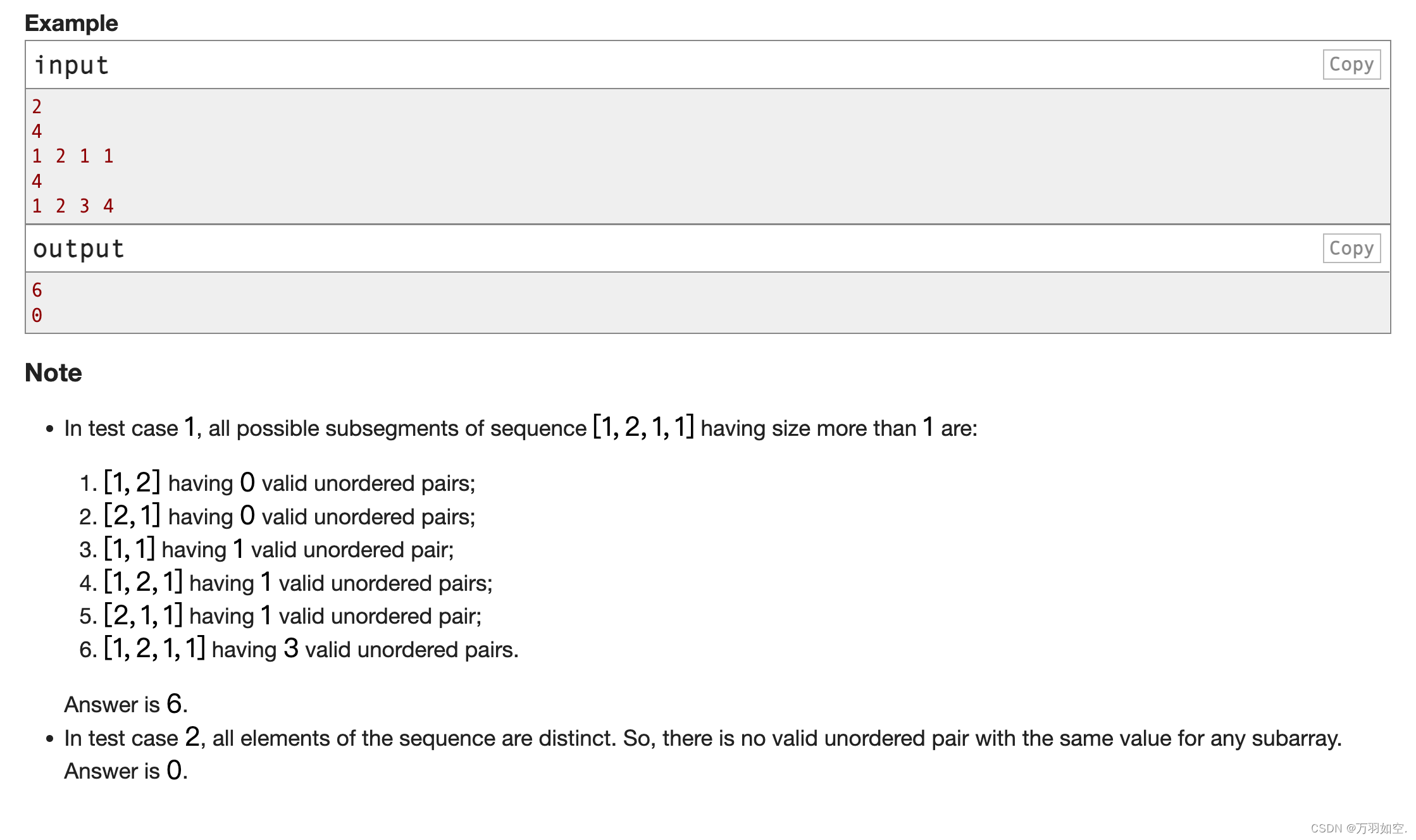 Codeforces Round #721 (Div. 2) C. Sequence Pair Weight_定义一个序列的权值为有多少对相邻的数不相等-CSDN博客