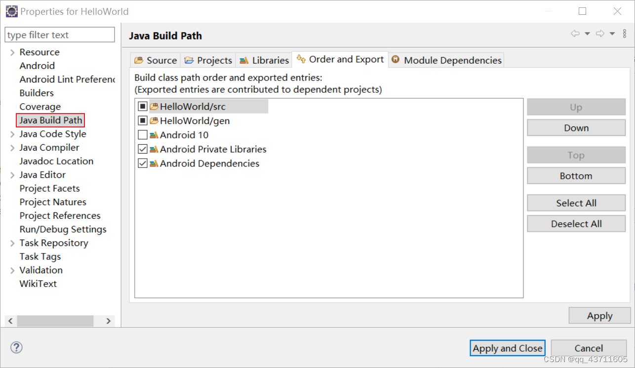 eclipse报错Errors running builder ‘Android Package Builder‘ on project ‘xxx‘. sun/misc ...