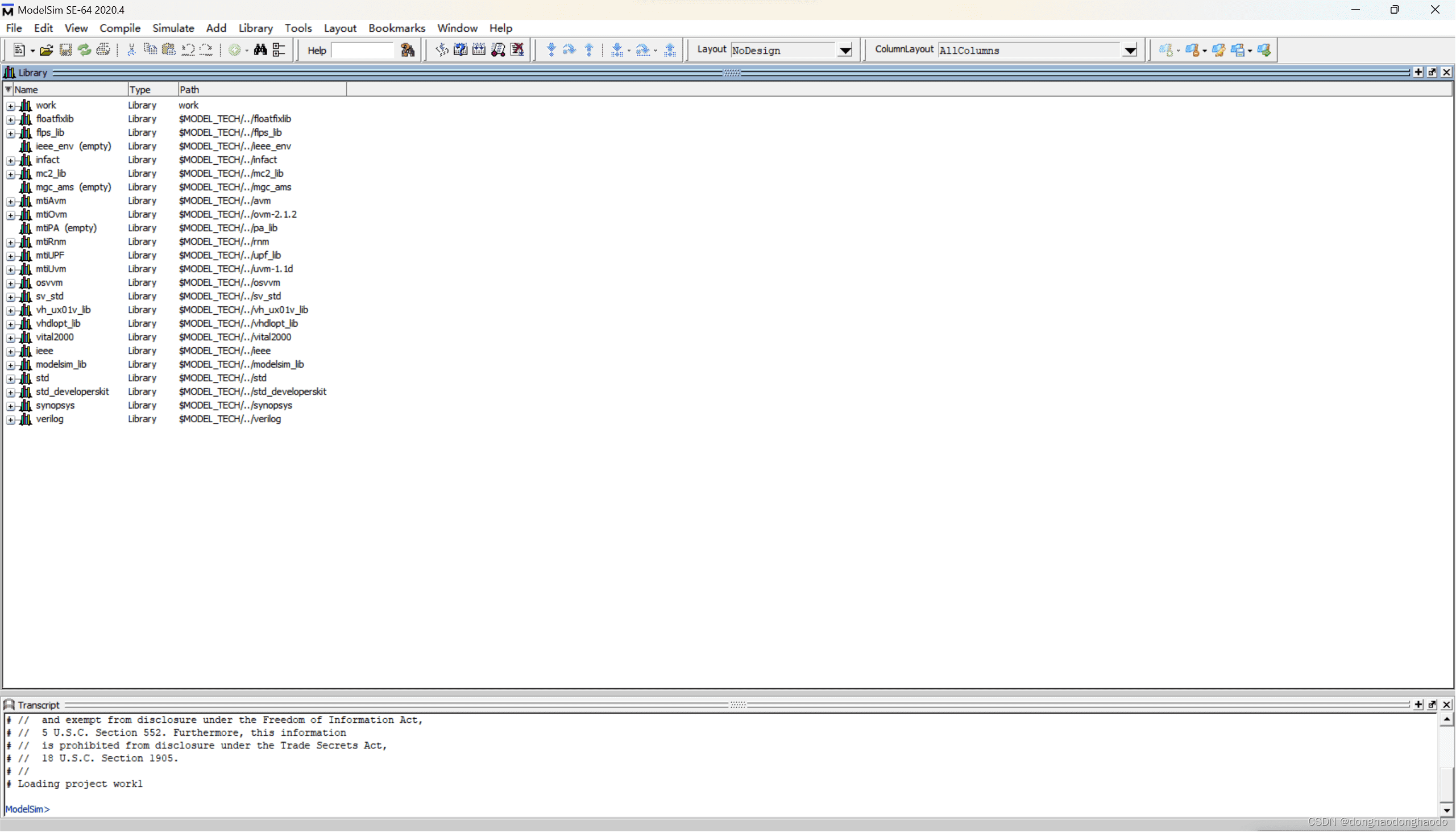 Modelsim入门教程_modelsim 怎么打开project-CSDN博客