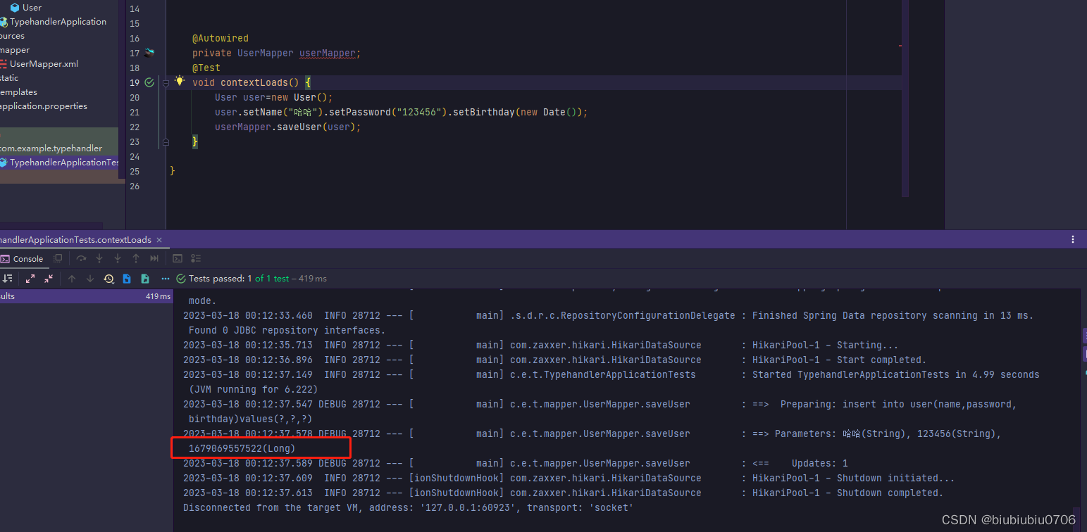 Mybatis自定义类型处理器测试mybatisplus自定义类型处理器 Csdn博客