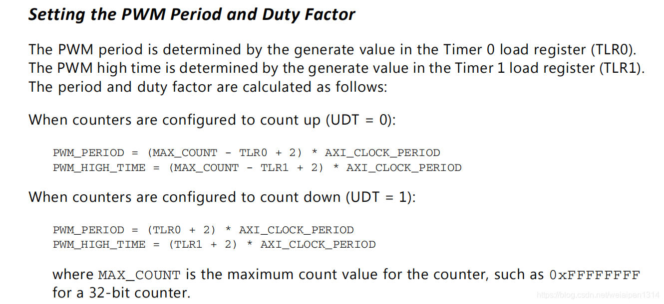 AXI Timer PWM输出_xilinx axi timer pwm-CSDN博客