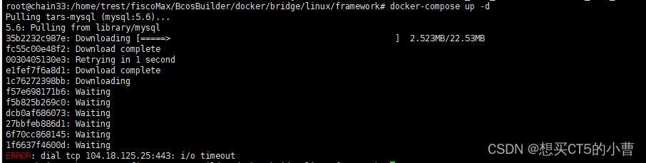 解决docker Compose Up D 出现clienttimeout Exceeded While Awaiting Headers的问题（配置docker国内镜像源） Csdn博客 1919
