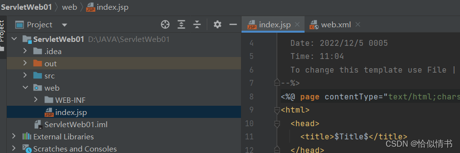 4、Servlet——什么是JSP、在IDEA中编辑JSP页面、JSP指令、JSP表达式＜%= %＞、＜% %＞、JSP中的声明、JSP指令、out.println()输出语句、关闭端口 ...