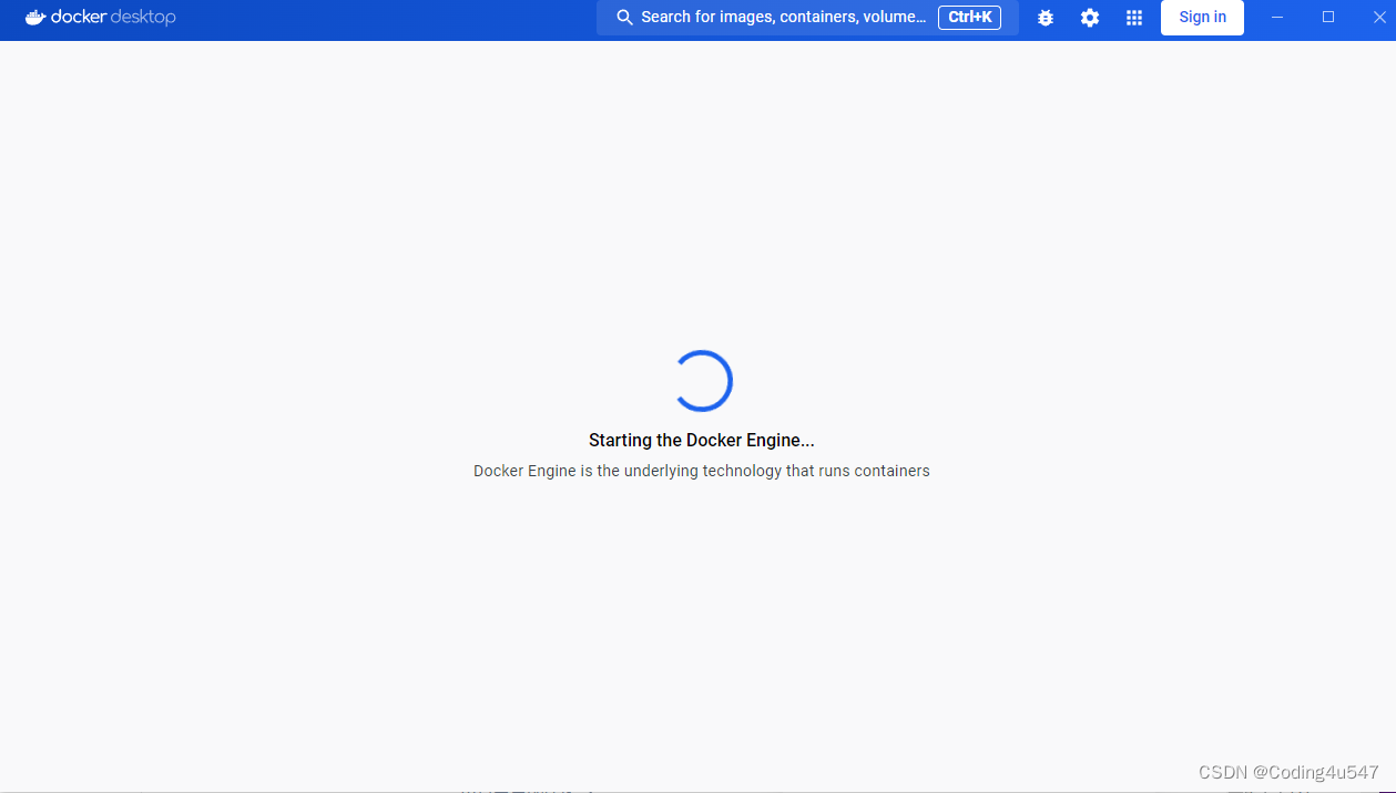 Docker解决starting the Docker Engine的方案_dockers desktop提示starting the docker engine... doc-CSDN博客