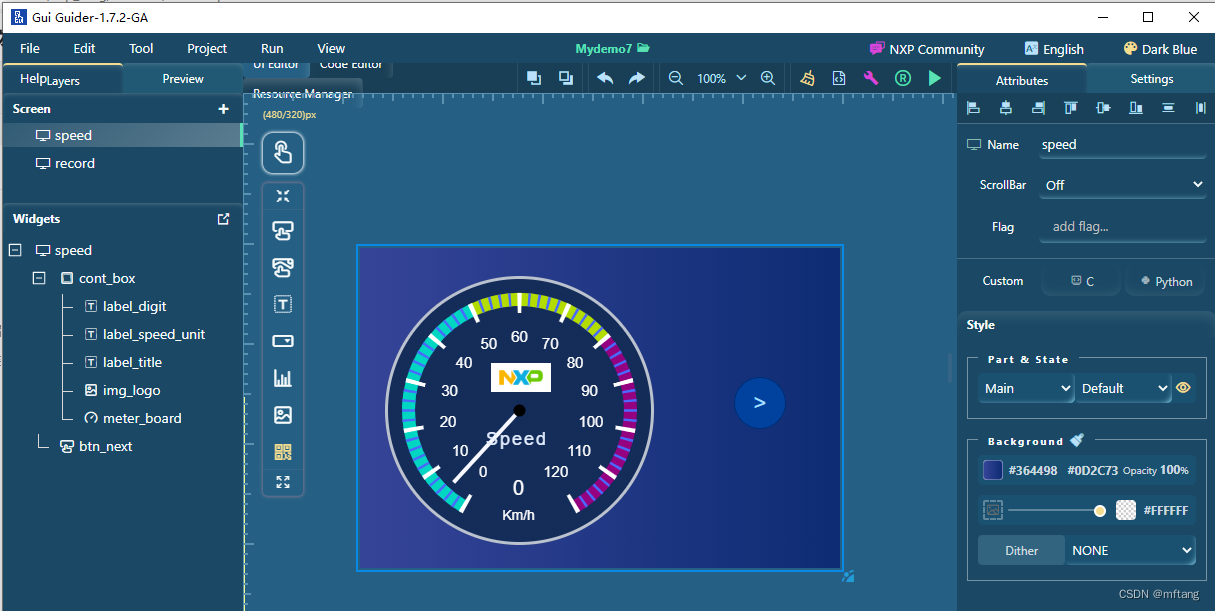 基于GUI Guider(V1.7.2)搭建lvgl UI设计和仿真环境_gui guider v1.7.2-CSDN博客