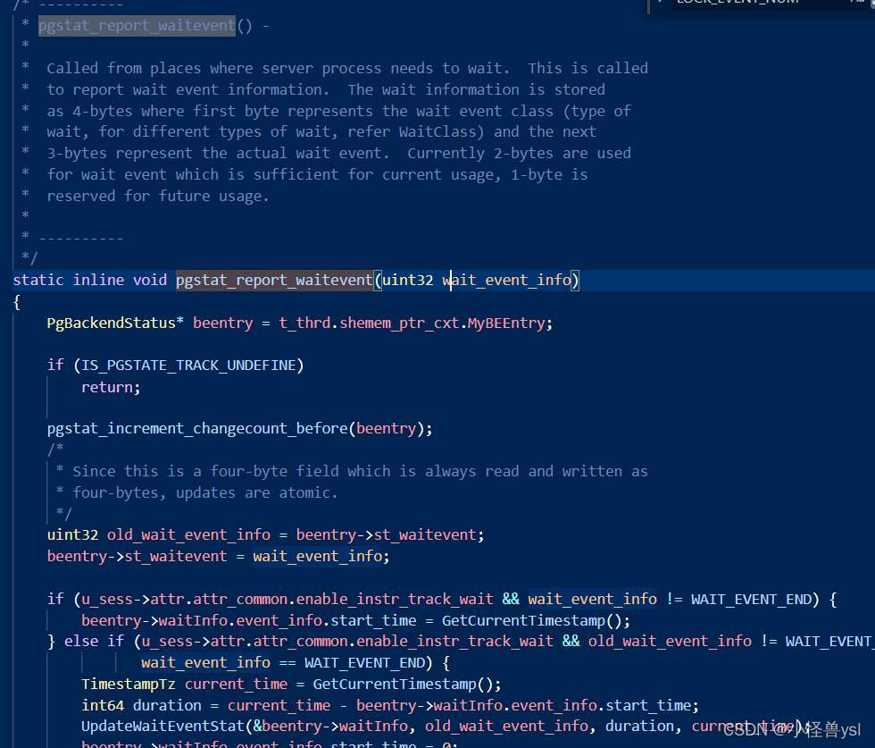 【openGauss/MOGDB与PG等待事件】-CSDN博客