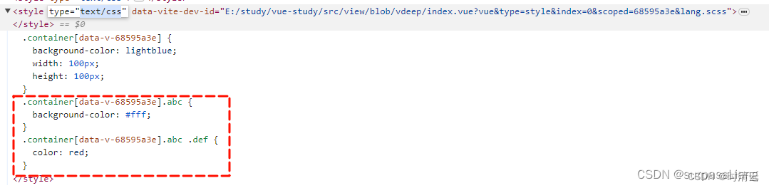 一文弄懂vue中样式穿透v-deep_vue deep-CSDN博客