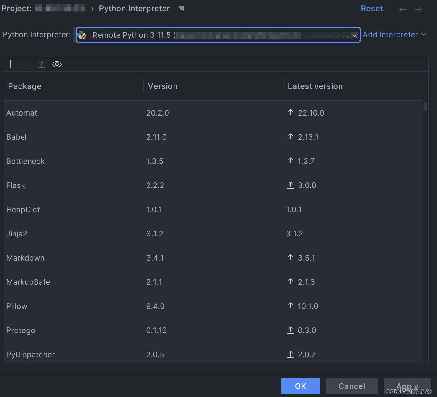 Pycharm2023.2配置远程解释器和远程 Jupyter Notebook、浏览和下载远程服务器文件_pycharm 远程解释器-CSDN博客