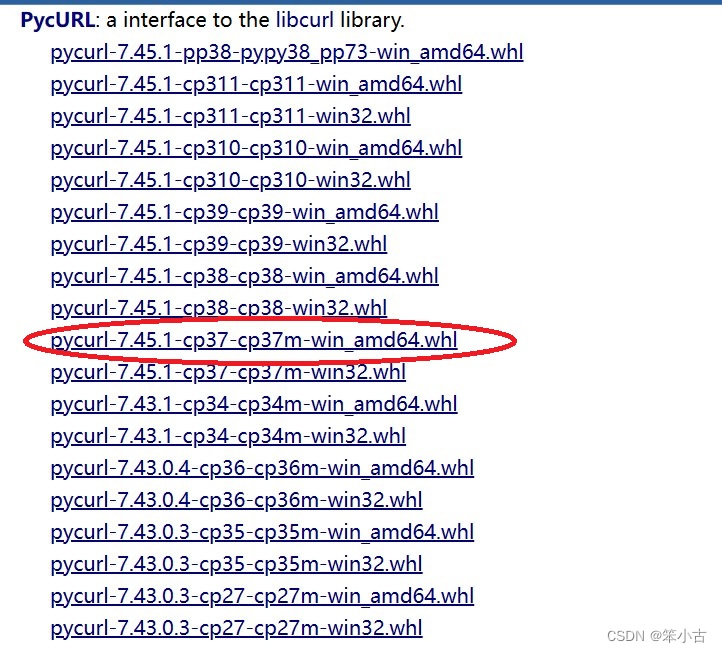 windows10+python3.7使用pip安装pycurl失败_pycurl安装失败-CSDN博客