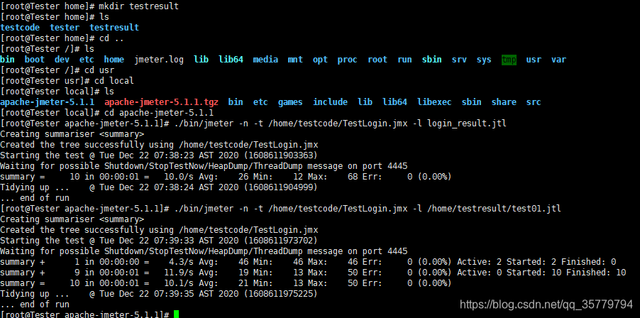 Jmeter在Linux环境下部署性能测试全过程--超详细记录_jmeter下载部署linux-CSDN博客