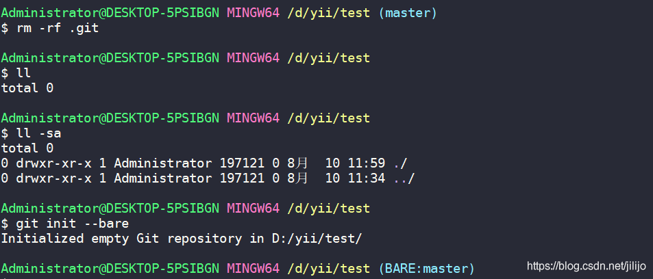 git init 命令详解-CSDN博客