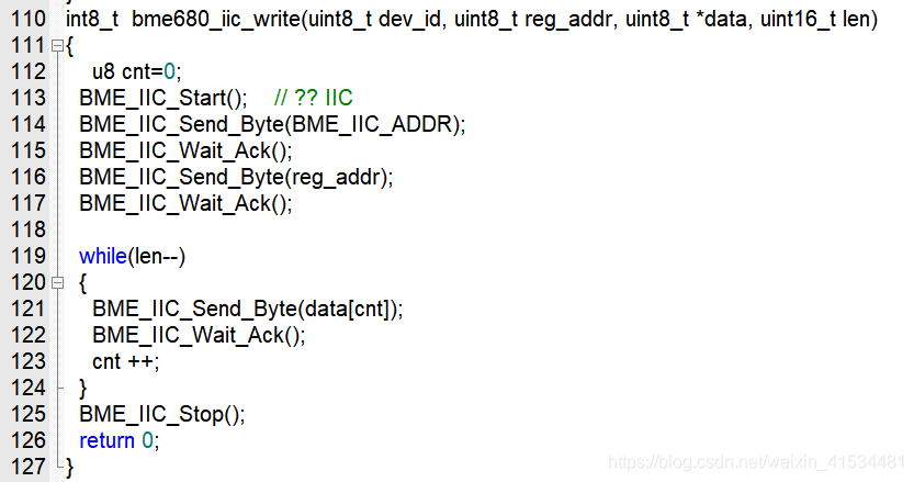 毕业设计--2020.02.13-----基于Stm32F407的 BME680传感器库函数的迁移_stm32 iic 读取bme680-CSDN博客