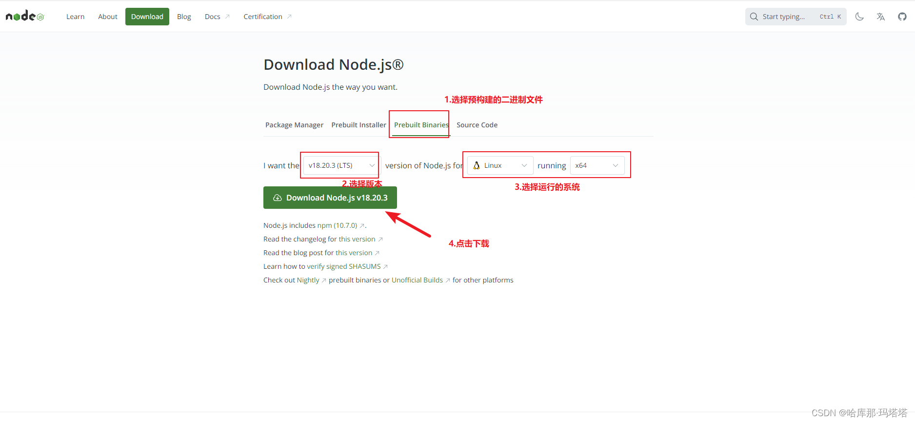 Linux环境安装配置nodejs详细教程_linux安装nodejs-CSDN博客