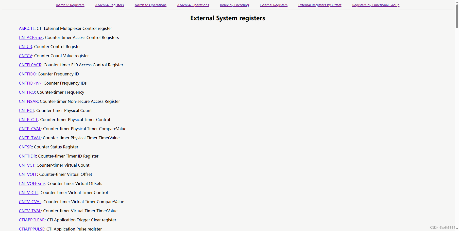 AArch32 & AArch64 Registers map详细解析与索引-CSDN博客