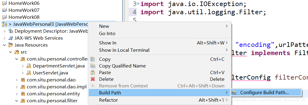 引用@webServlet时出现WebServlet cannot be resolved to a type-CSDN博客