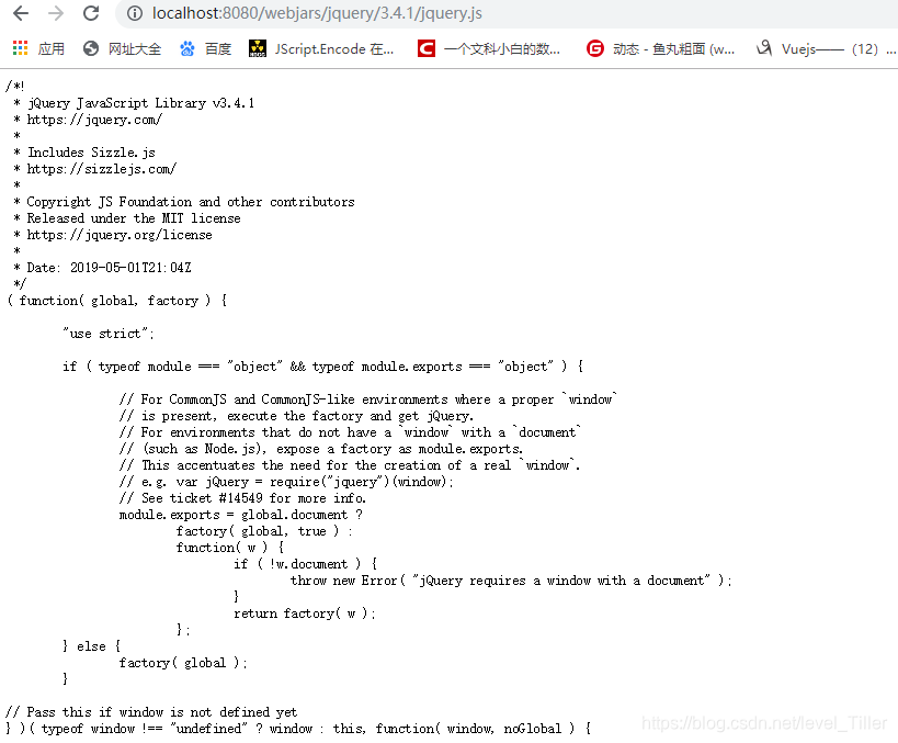 springboot之web开发之webjars&静态资源映射规则_springboot webjars location-CSDN博客