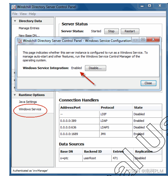 将 Windchill Directory Server 作为服务运行-CSDN博客
