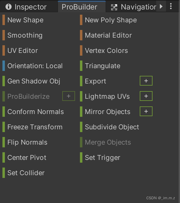 probuilder object/对象的位置问题(Nav mesh Agent位置不准同解)_unity probuilder 位置-CSDN博客