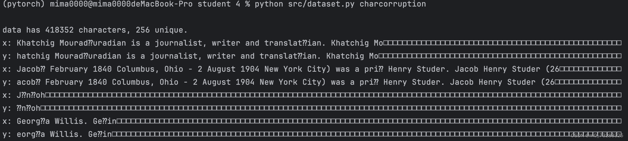 cs224n 课后作业 2024春 a5_class charcorruptiondataset(dataset):-CSDN博客